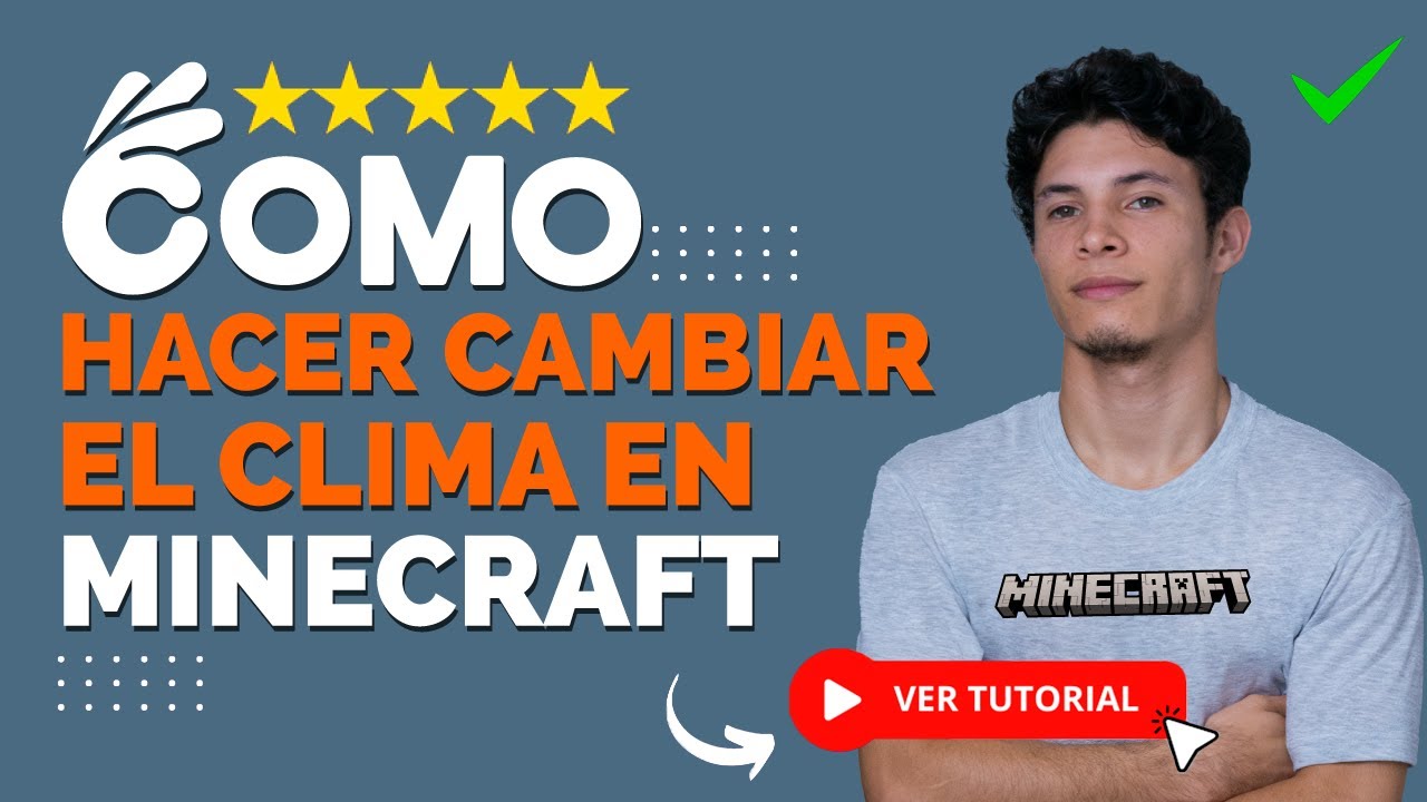 ¿Cómo Cambiar el CLIMA en Minecraft? - 🌦️ Trucos para Cambiar el Clima 🌦️ - YouTube