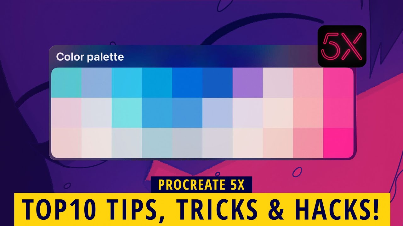 TOP 10 PROCREATE 5X TIPS, TRICKS & HACKS! - YouTube