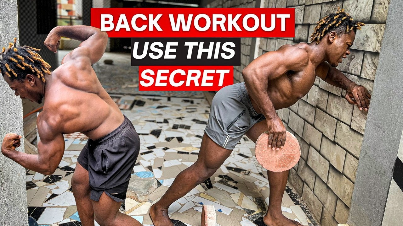 USE THIS SECRET TO BUILD YOUR BACK AT HOME - NO GYM EQUIPMENT - HOME ...