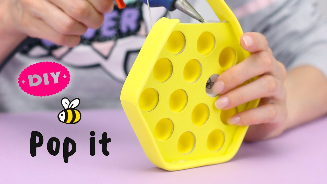 DIY Pop It Fidgets! How to make a pop It / Viral TikTok fidget toys ...