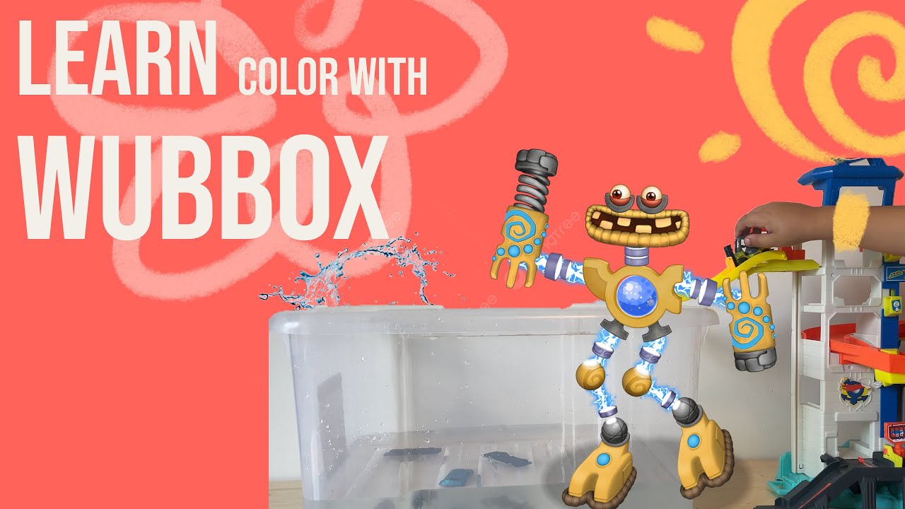 Learn Colors for Kids w wubbox cars Police vehicles drop in water Slide ...