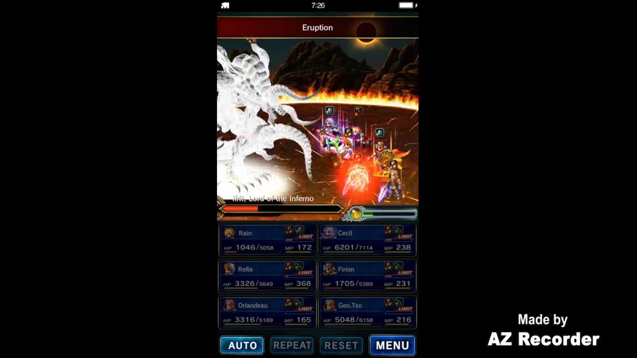 FFBE | 2x Orlandu Chaining with Firion vs Ifrit ELT (Raid Event) - YouTube