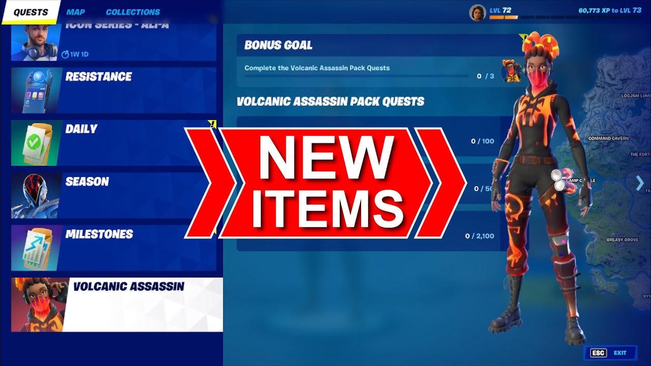 Volcanic Assassin Quests Explained | Fortnite - YouTube