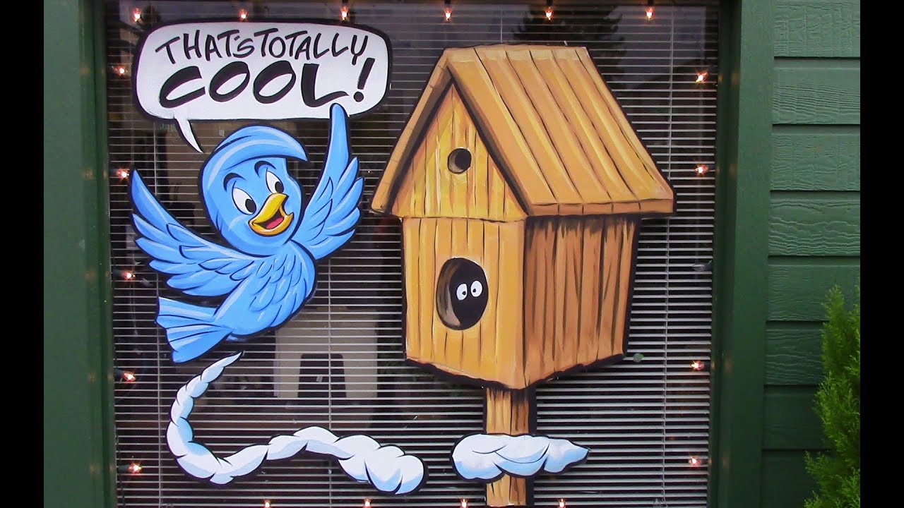 WINDOW PAINTING TUTORIAL #16 - Creativity - YouTube