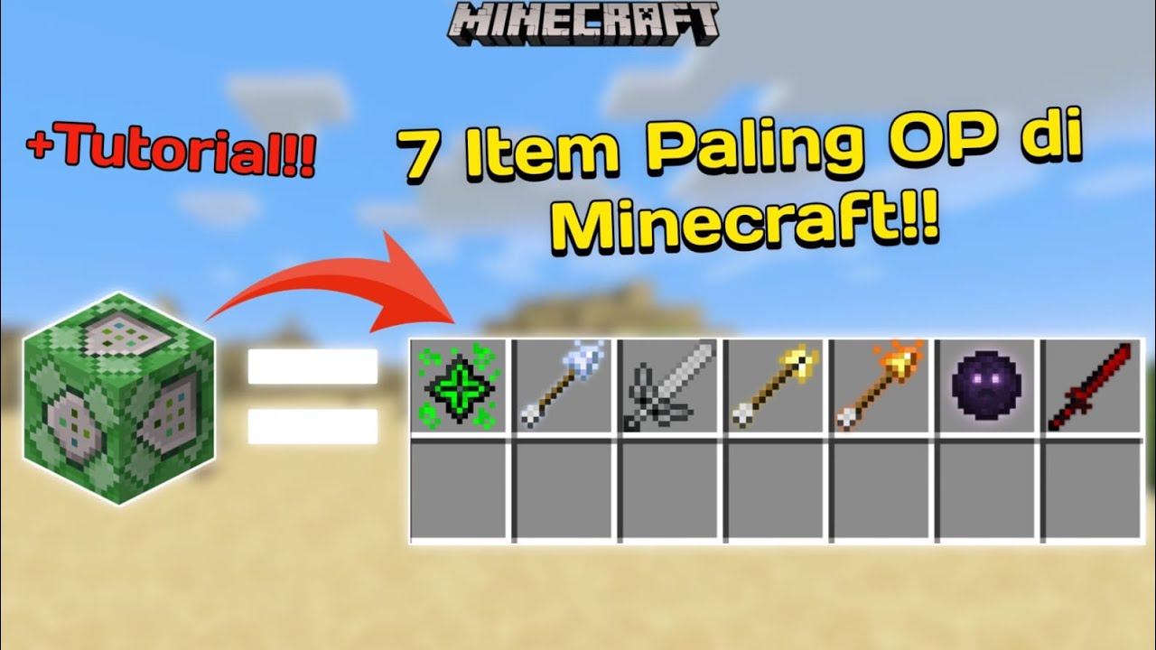 Wahh!! Ini dia 7 Item Paling OP di Minecraft!! #minecraft #mcpe - YouTube