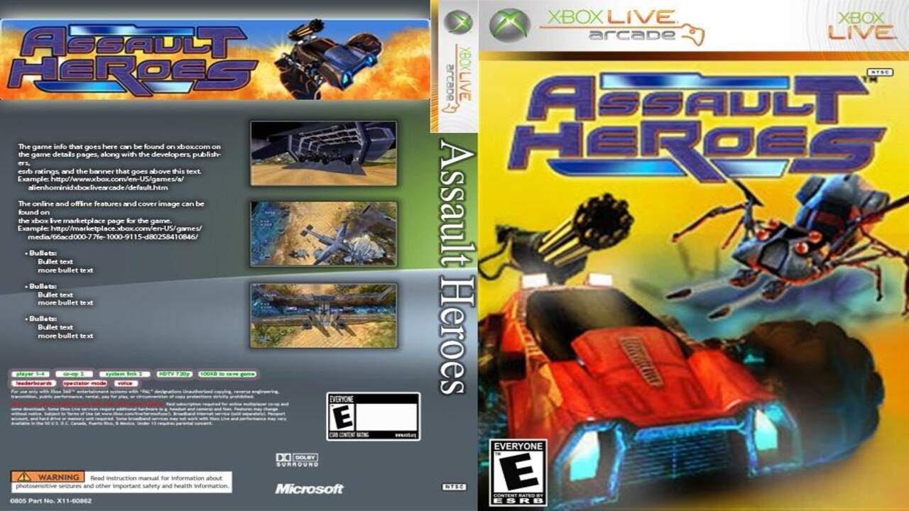 Assault Heroes (2006) - Full Gameplay | XBOX 360 ARCADE | UHD | 4K ...