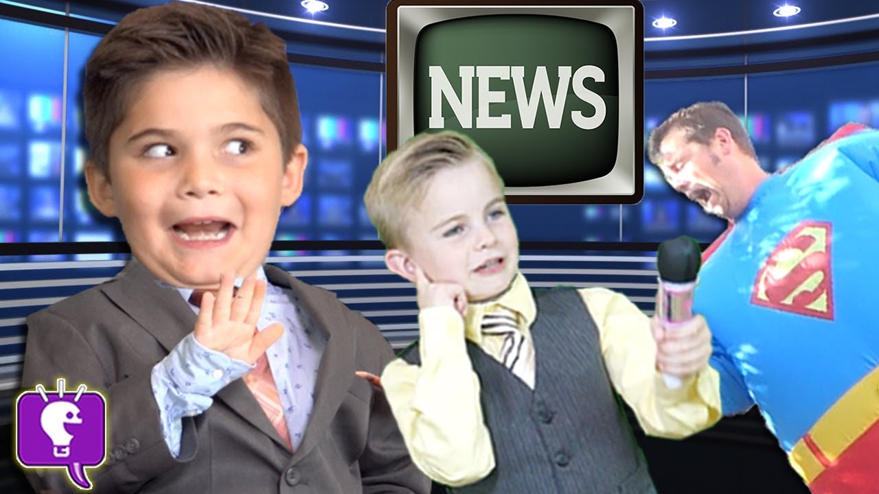 Kids NEWS Features Adventures and Surprise Toys with Superman - YouTube