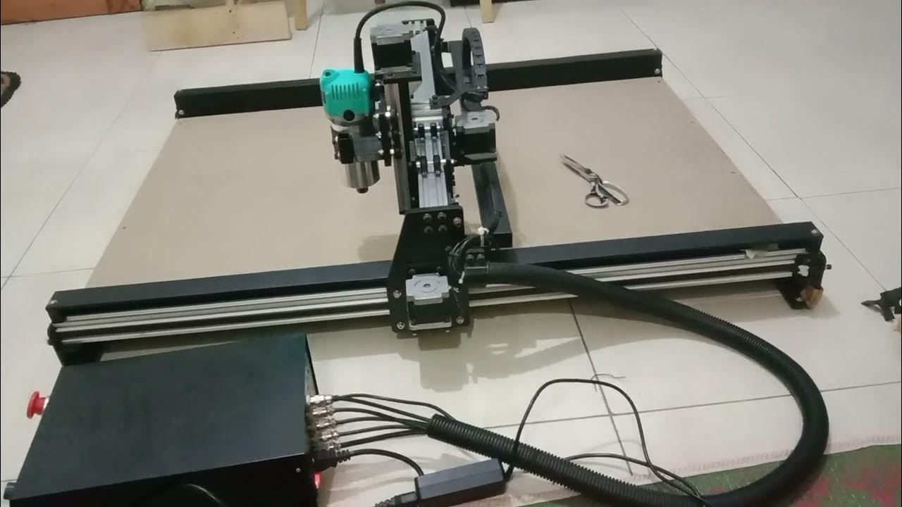 Mesin CNC router #cnc #cncmachine #arduino #elektronik #robot - YouTube