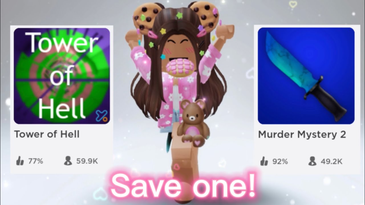 Save One! 🤯 (Roblox Games) 💕 - YouTube