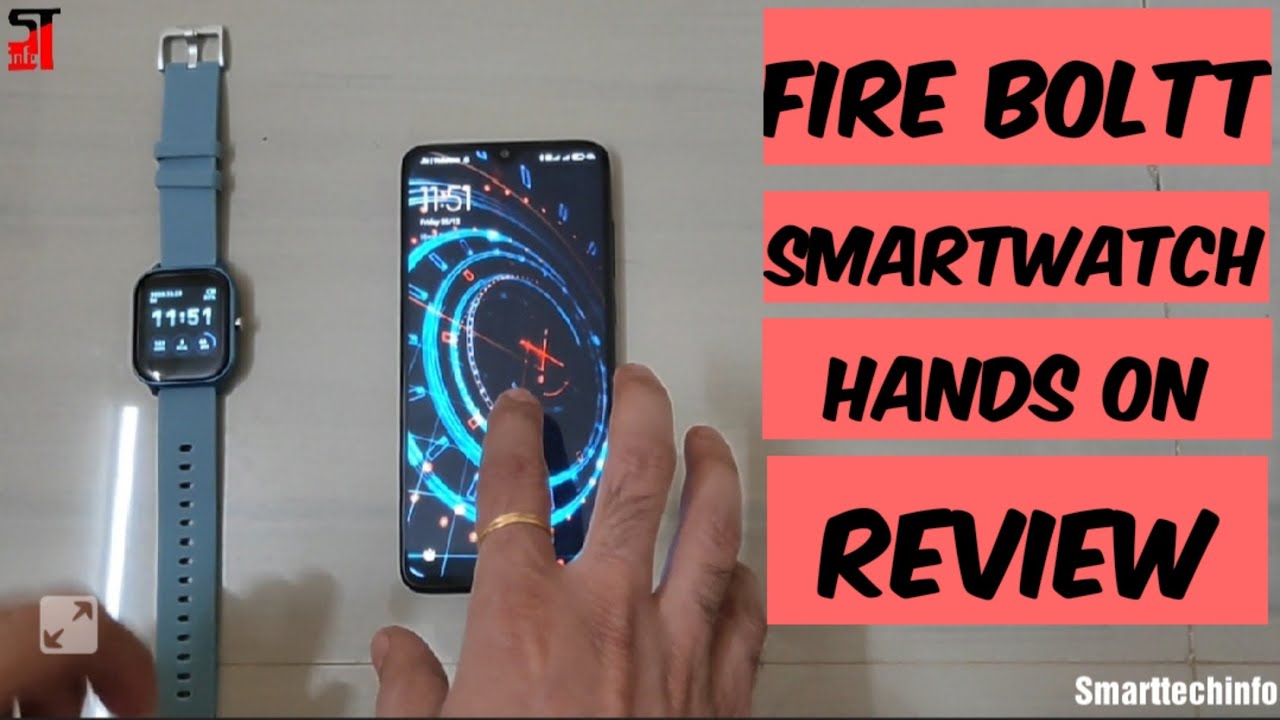 Fire Boltt Smartwatch Full Hands on Review - YouTube