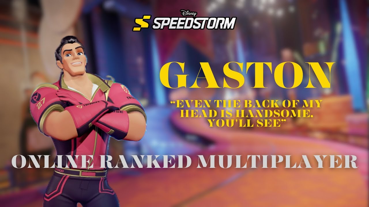 Gaston Online Ranked Gameplay | Disney Speedstorm - YouTube
