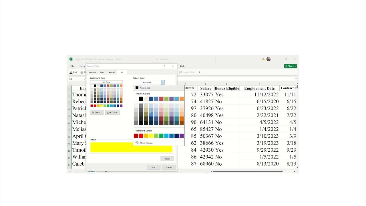 Master Conditional Formatting In Excel in One Hour - YouTube