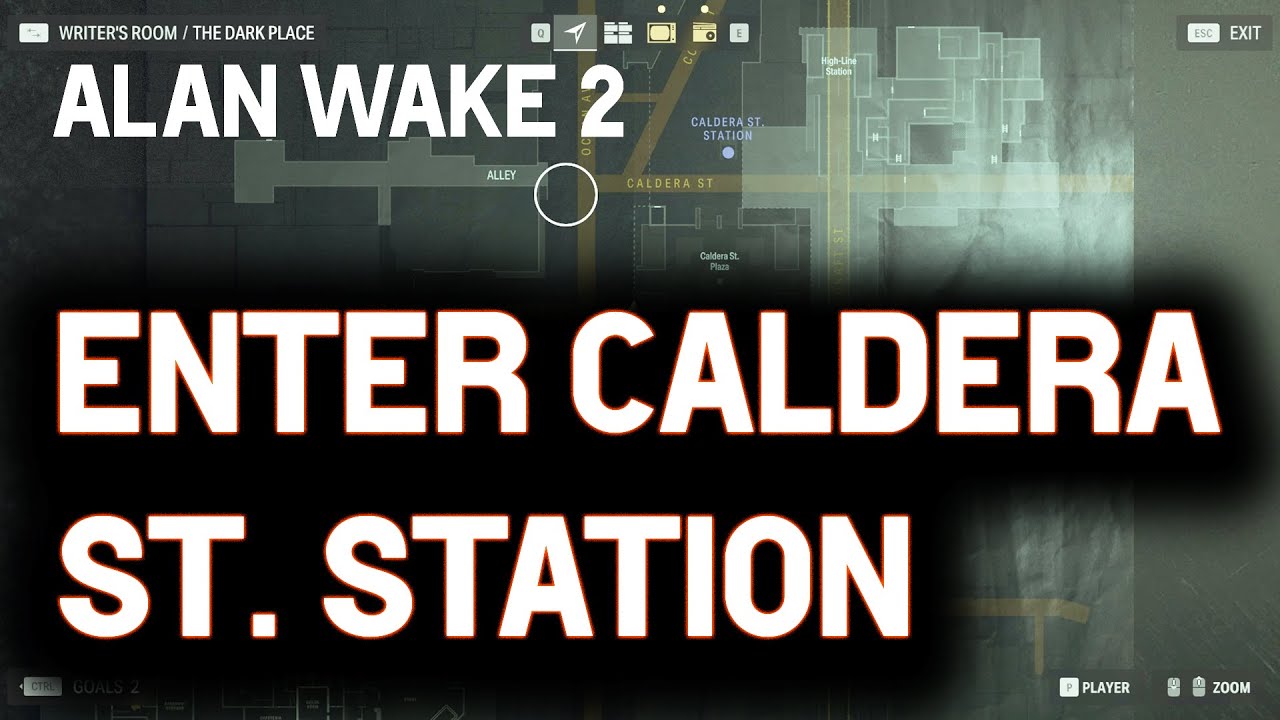 Enter Caldera St. Station - Alan Wake 2 Guide - YouTube
