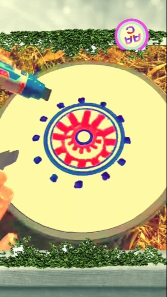 Amazing Spin wheel art l Spinning wheel Animation l Spin art l #shorts ...