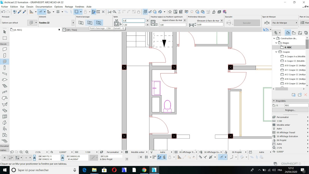 Archicad 22 partie 7 - YouTube