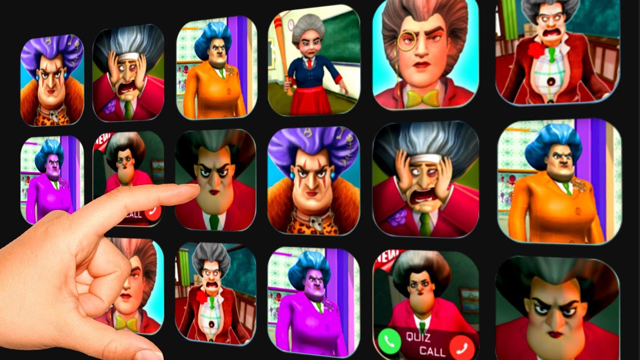 Scary Teacher Call, Scary Teacher 3D, Scary Teacher 3, Scary Evil ...