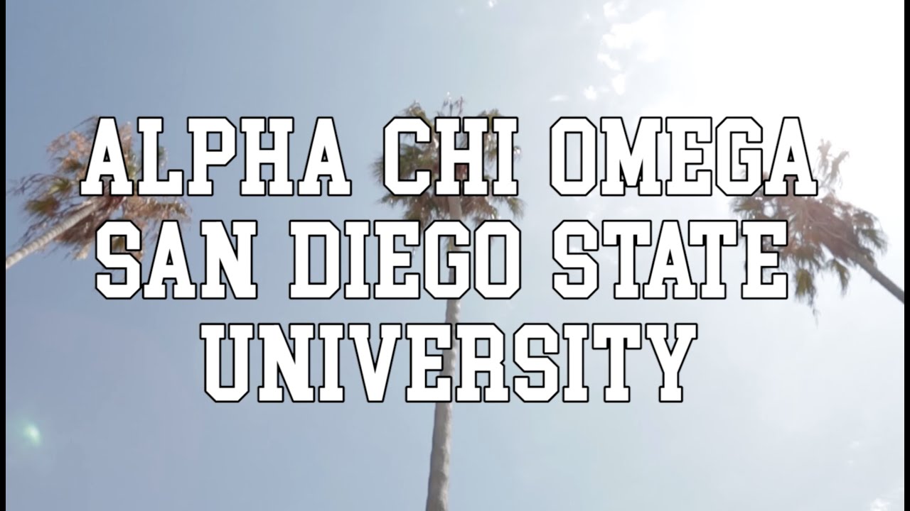 Alpha Chi Omega SDSU 2016 - YouTube