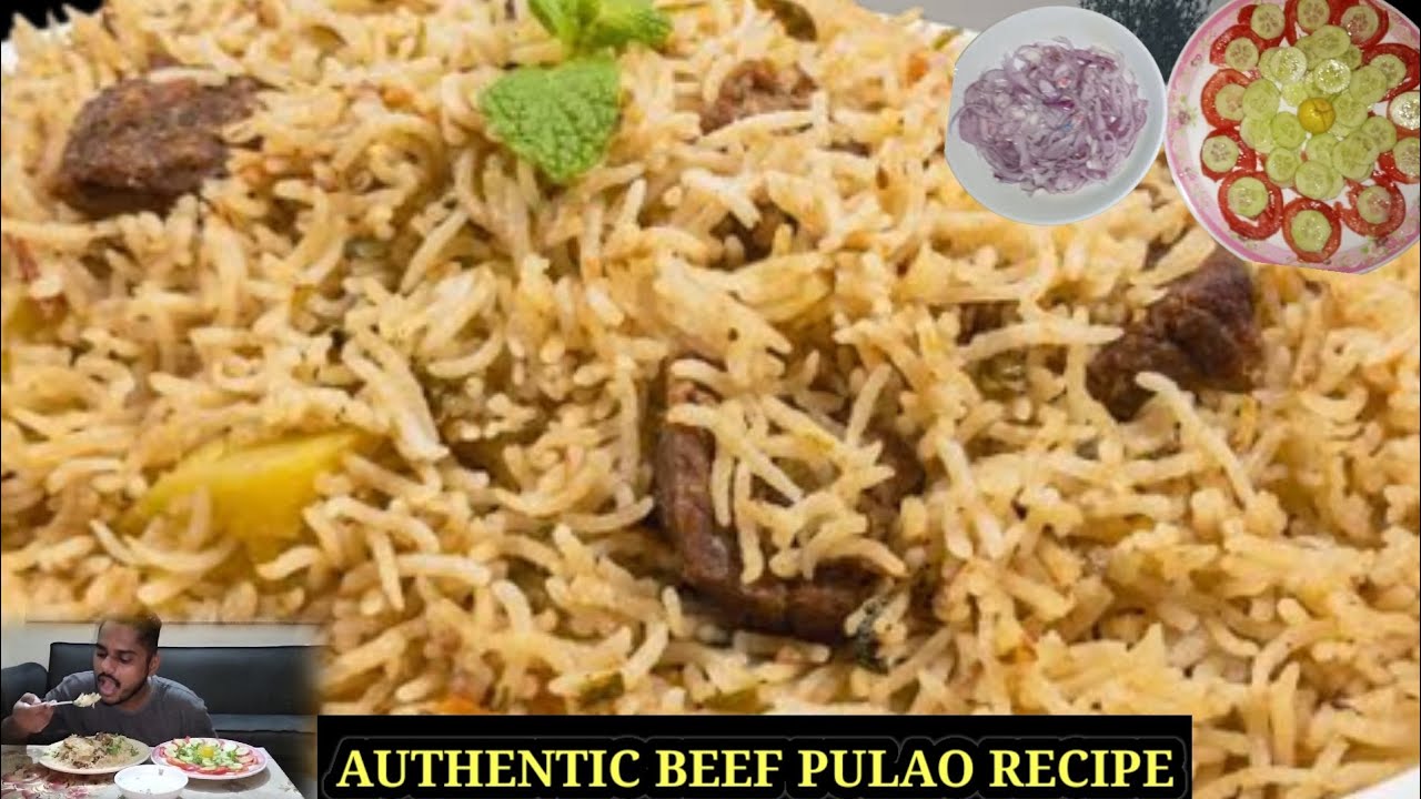 Beef pulao recipe pakistani | Authentic beef pulao recipe | Yakhni beef ...
