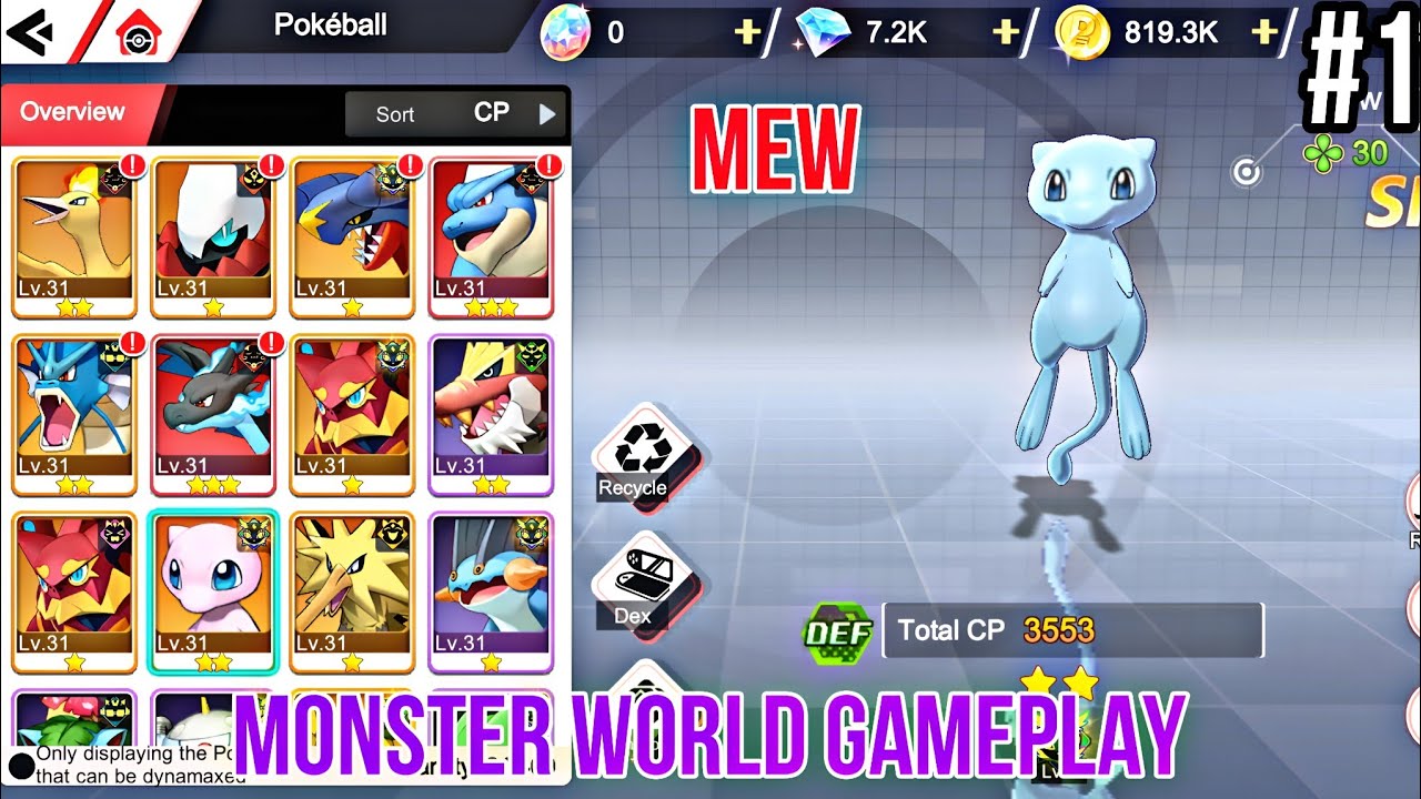Got my first super rare legendary Pokemon in monster world #pokeverse ...