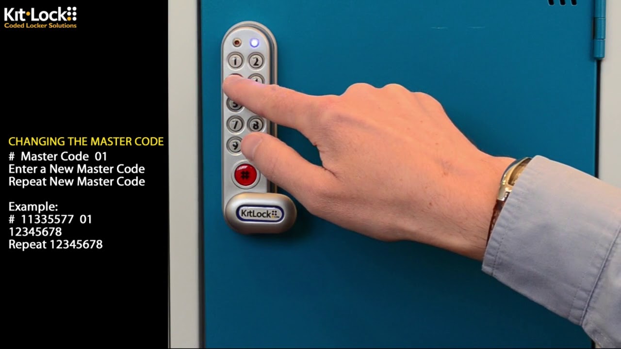 KL1000 Change your Master + User Code - YouTube