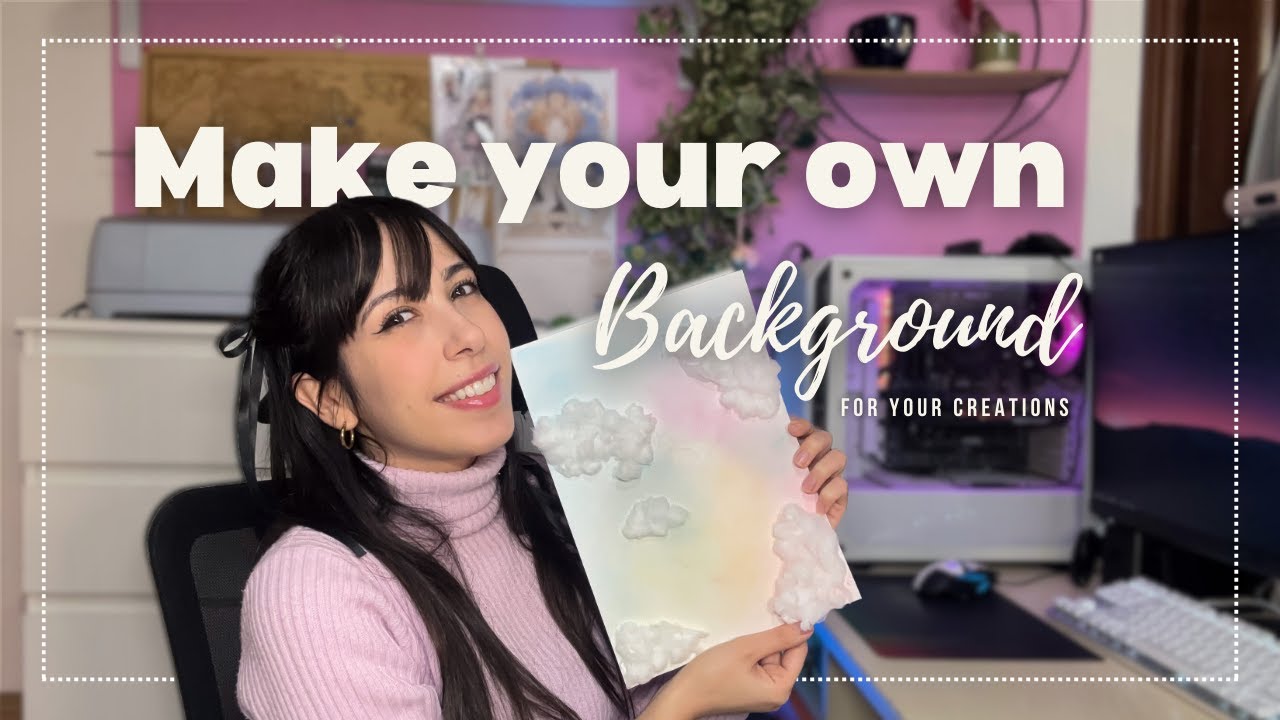DIY easy Background ☁️ For your crafts, jewelry and more - YouTube