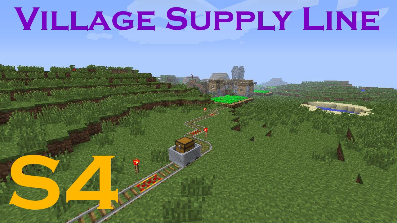 Minecraft | Village Supply Line | Session 4 - YouTube