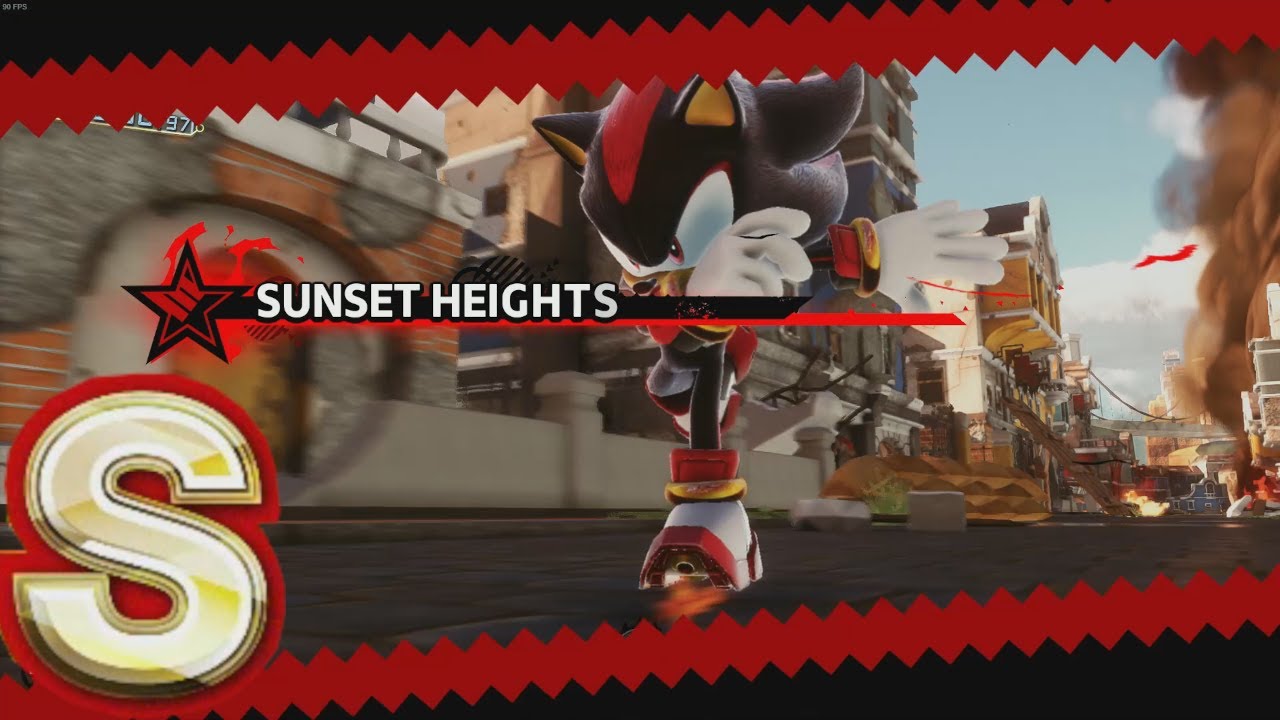 Sonic X Shadow Generations: Sunset Heights Act 1 | S Rank | All ...