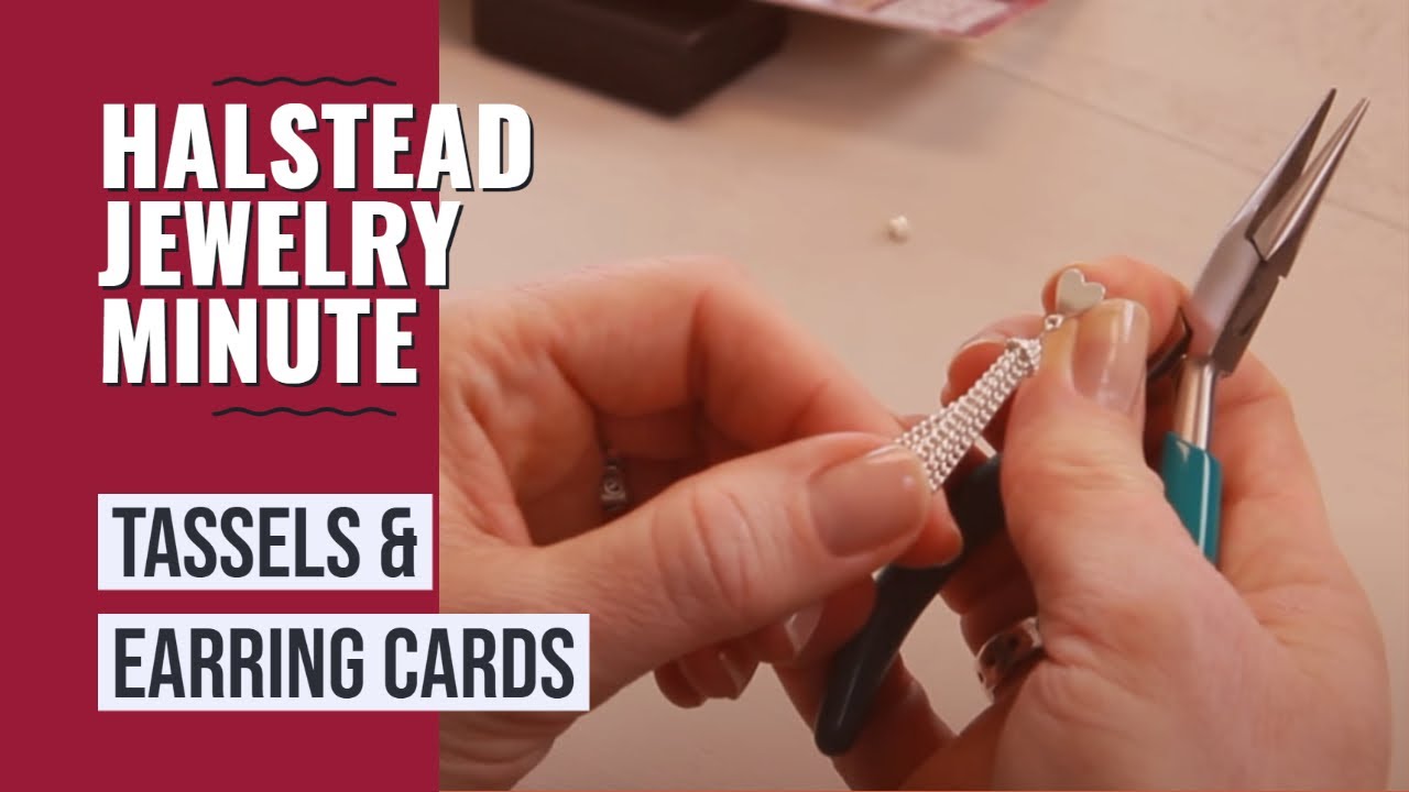 Halstead Jewelry Minute - Ep. 14 - Tassels & Earring Cards - YouTube