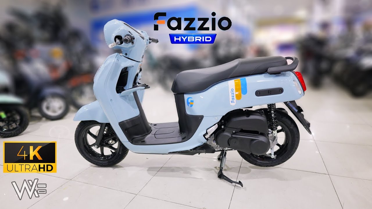 2025 Yamaha FAZZIO 125 Hybrid-Neo | Xanh Dương | Walkaround [4K] - YouTube