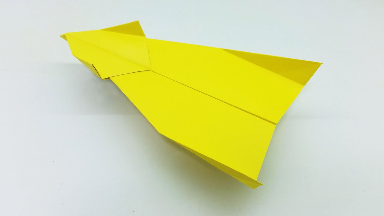 Flying Rocket Plane | Best Long Flying Paper Planes | How to Fold The ...