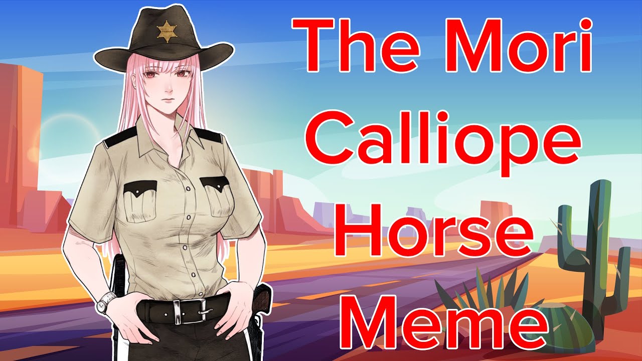 Going Over the Mori Calliope Horse Meme【VTUBER CRINGE】 - YouTube