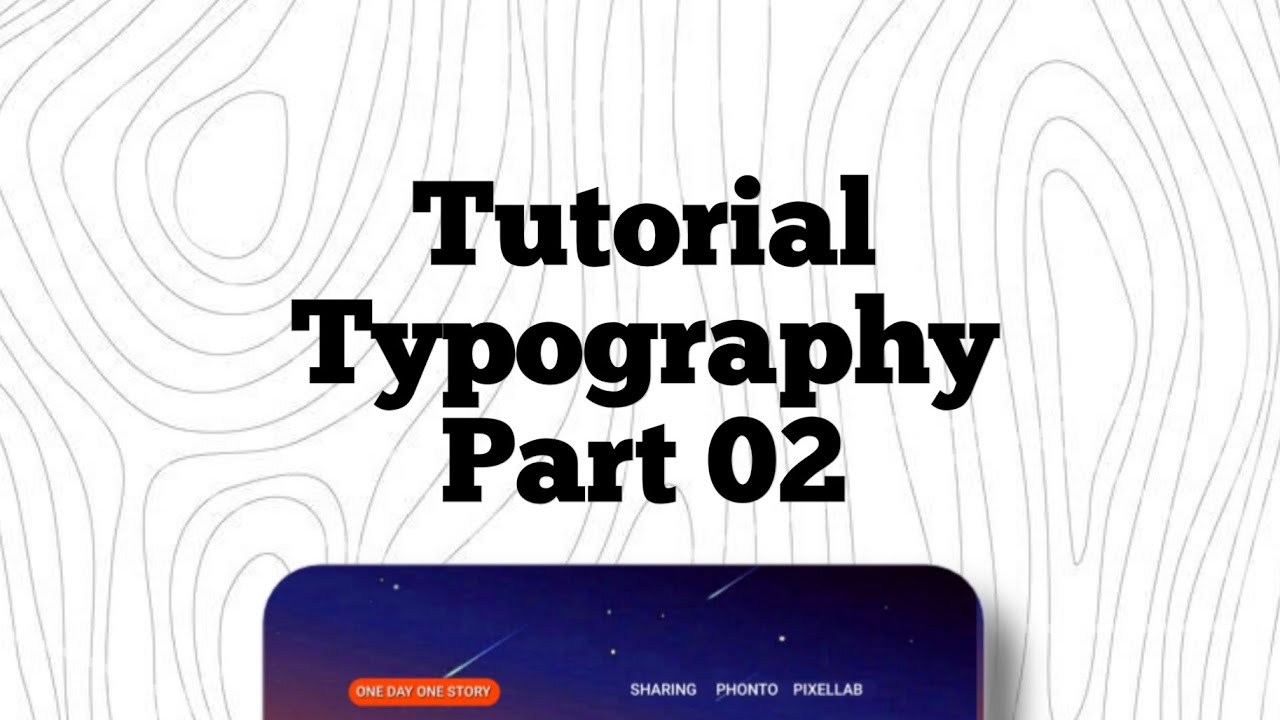 Tutorial Typography Simpel Pakai Apk Phonto - YouTube