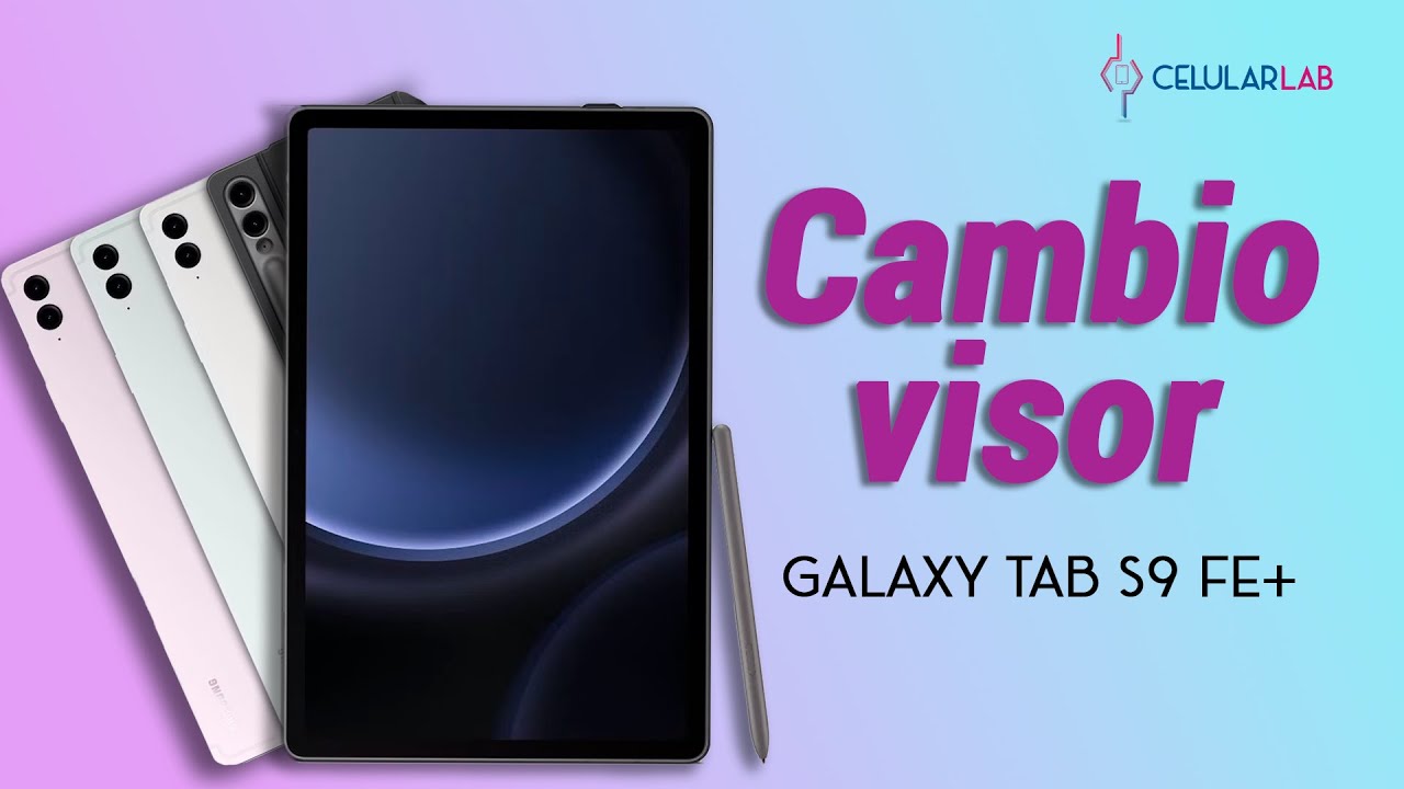 Cómo cambiar el visor de Samsung Galaxy Tab S9 FE + - YouTube