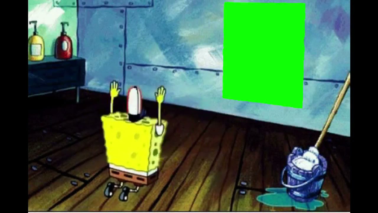 Spongebob worshiping greenscreen - YouTube
