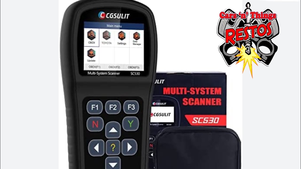 CGSULIT SC530 Scan Tool OBD2 Scanner - YouTube