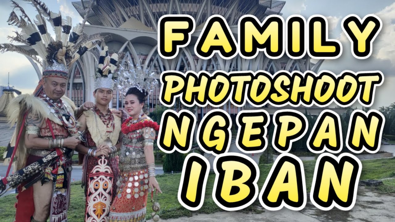 FAMILY PHOTOSHOOT NGEPAN IBAN Vlog - YouTube