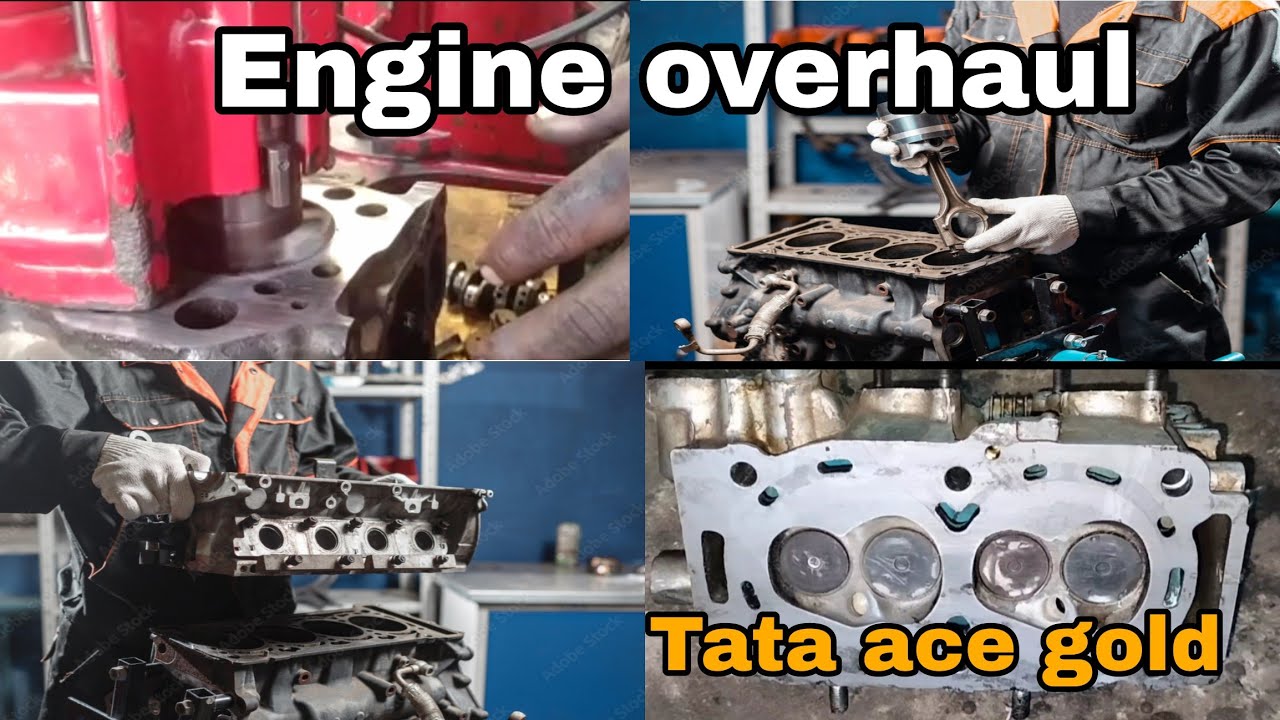 how to Engine overhaul Tata ace gold . - YouTube