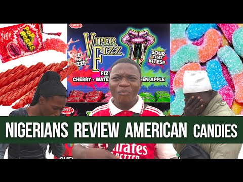 NIGERIAN 🇳🇬(AMERICAN) reviewing American Candies. Twizzler, Sour patch ...
