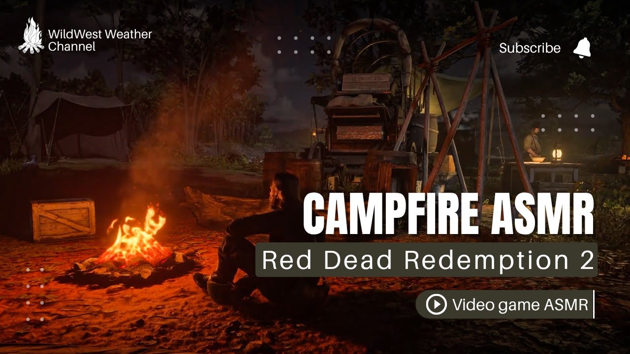 Relax and make a campfire with Arthur | RDR2 ASMR🔥Video demo - YouTube