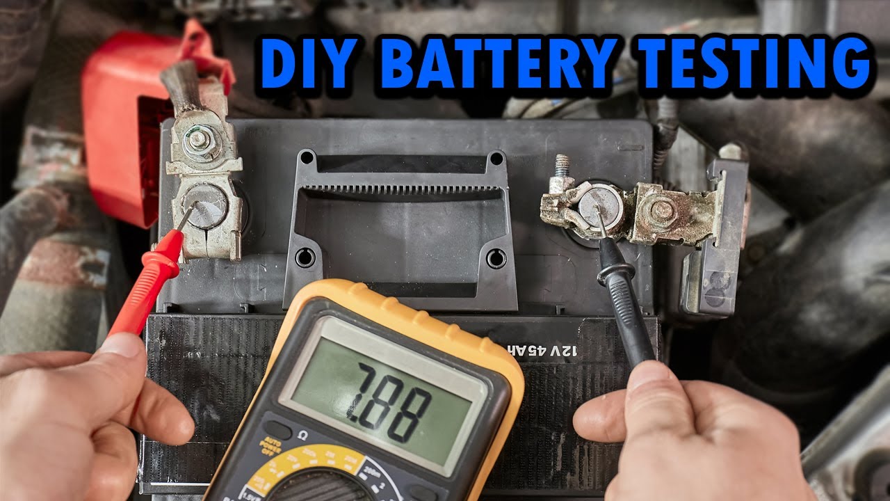 How To Test A Car Battery At Home - YouTube