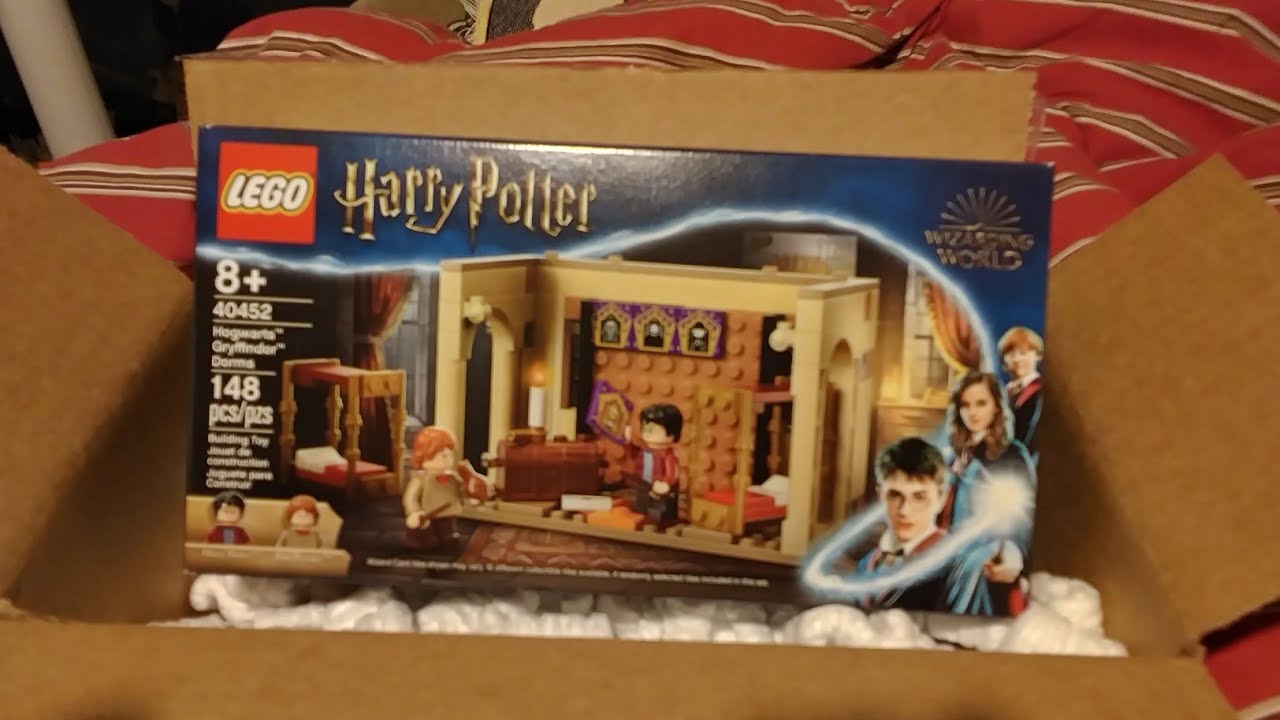 LEGO HARRY POTTER 40452 HOGWARTS GRYFFINDOR DORMS UNBOXING AND ...