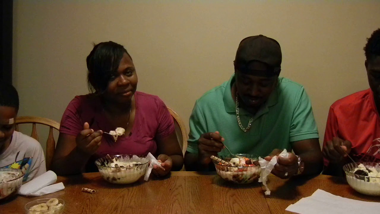 Ice Cream Sundae Challenge - YouTube