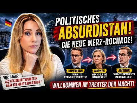 Politisches Absurdistan: Linnemann, Amthor & Warken – die neue Merz-Rochade!