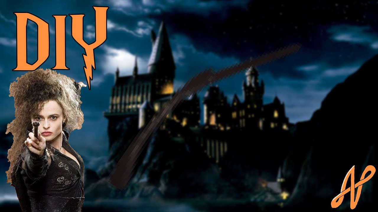 DIY - Tutorial per creare la bacchetta di Bellatrix Lestrange - YouTube
