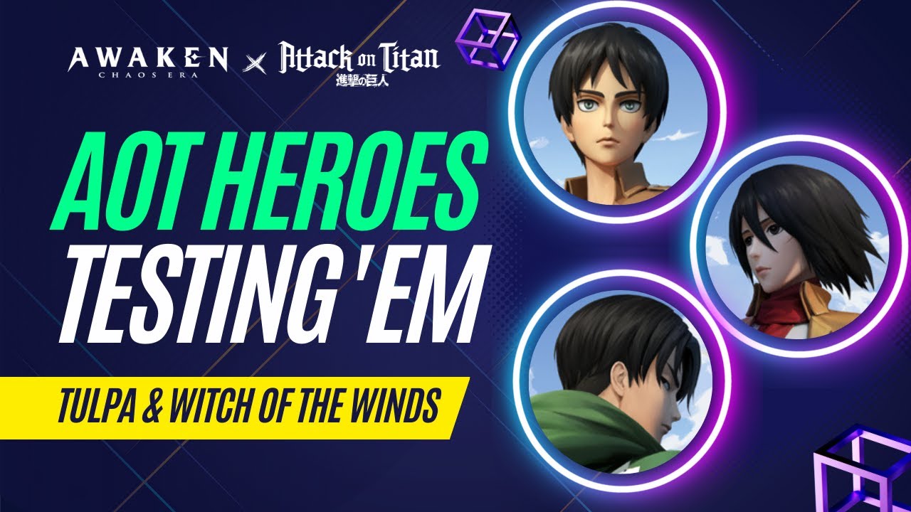 AOT Heroes Testing 'Em Tulpa & WoW | ACE×AOT #acecc #awakenchaosera # ...