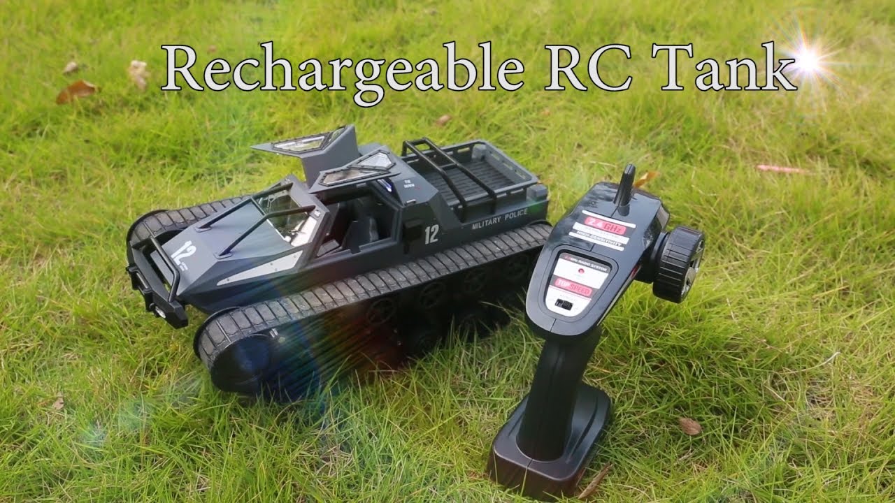 Rechargeable RC Tank - YouTube