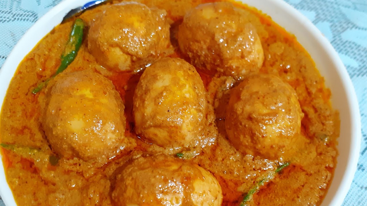 EGG KORMA /DIMER KORMA.... - YouTube