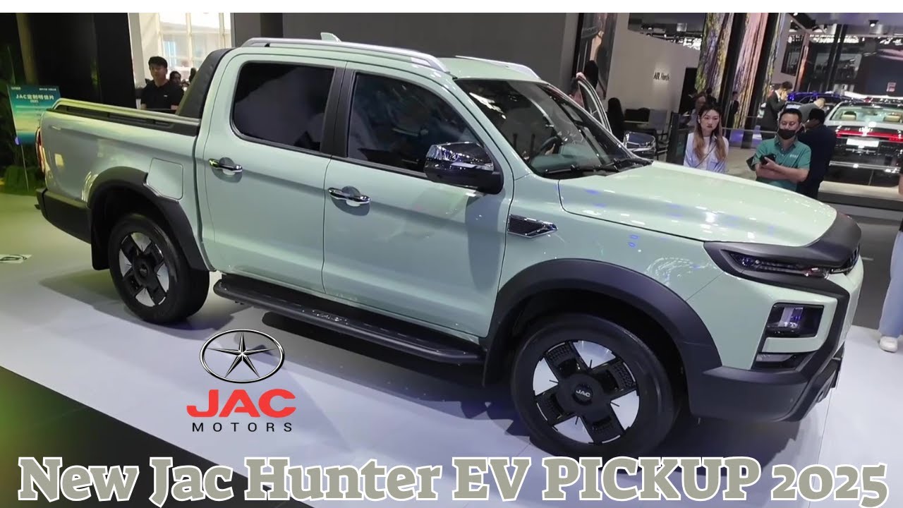 2 Ton Towing Capacity, 870 Kg Load Capacity | New Design | New Jac Hunter EV PICKUP 2025 - YouTube