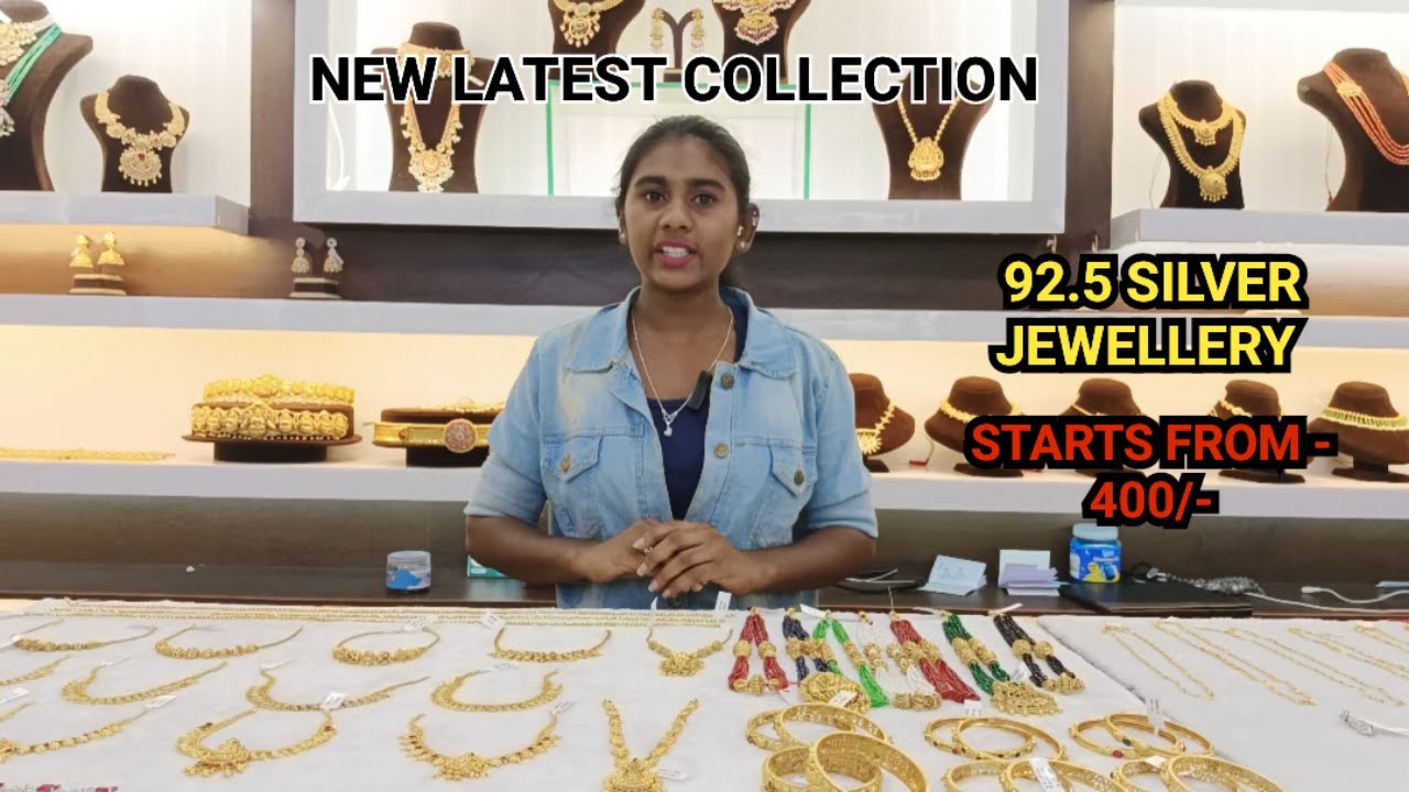 Starts from 400/- | 92.5 silver | Sankapa Silver | Wholesale silver jewellery | Bangalore - YouTube