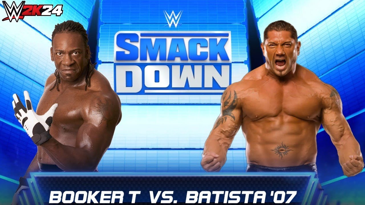 Full Match - Booker T vs. Batista '07: SmackDown|WWE 2K24 - YouTube